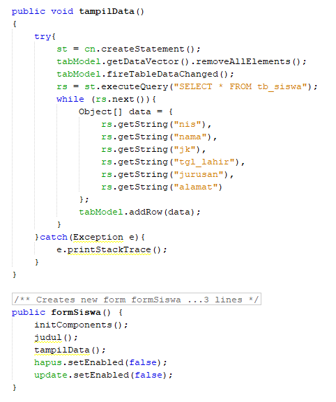 Tutorial Membuat Aplikasi CRUD dengan Java dan MySQL