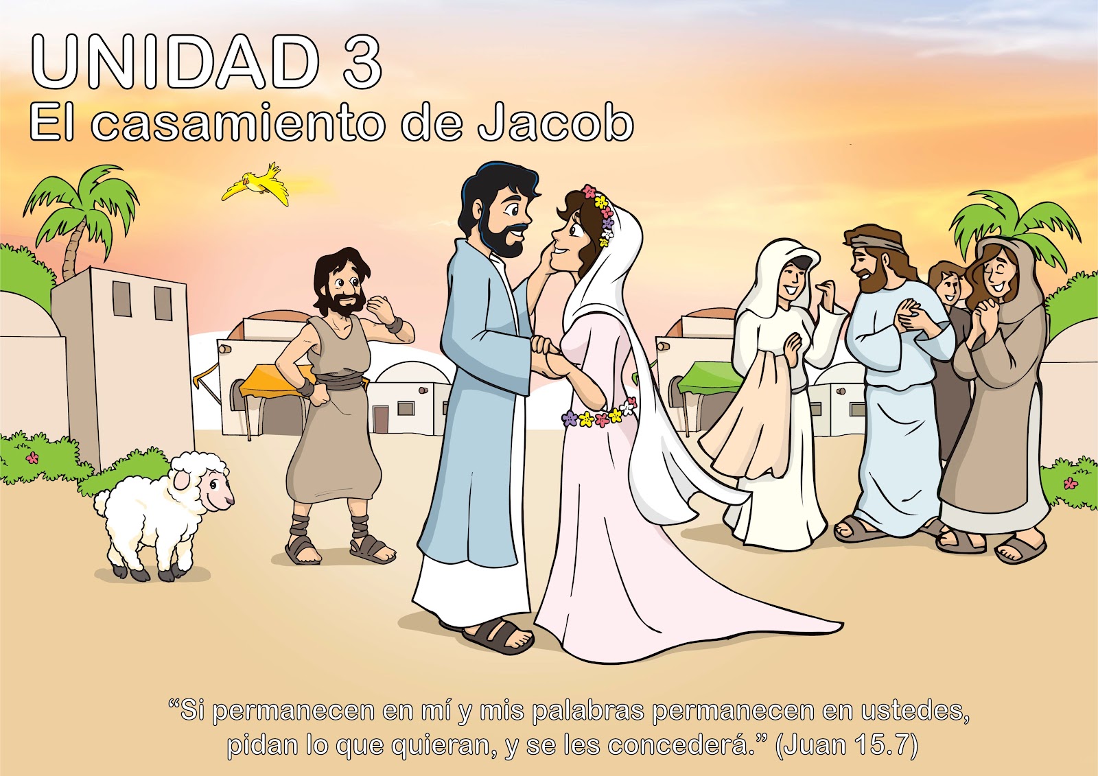 Historia : El casamiento de Jacob ~ Escuelita Biblica Infantil
