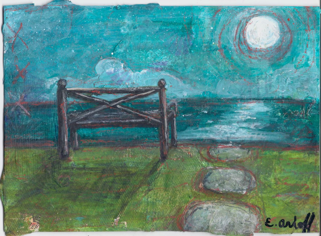 E Makes Art: Mixed Media Painting: Solace