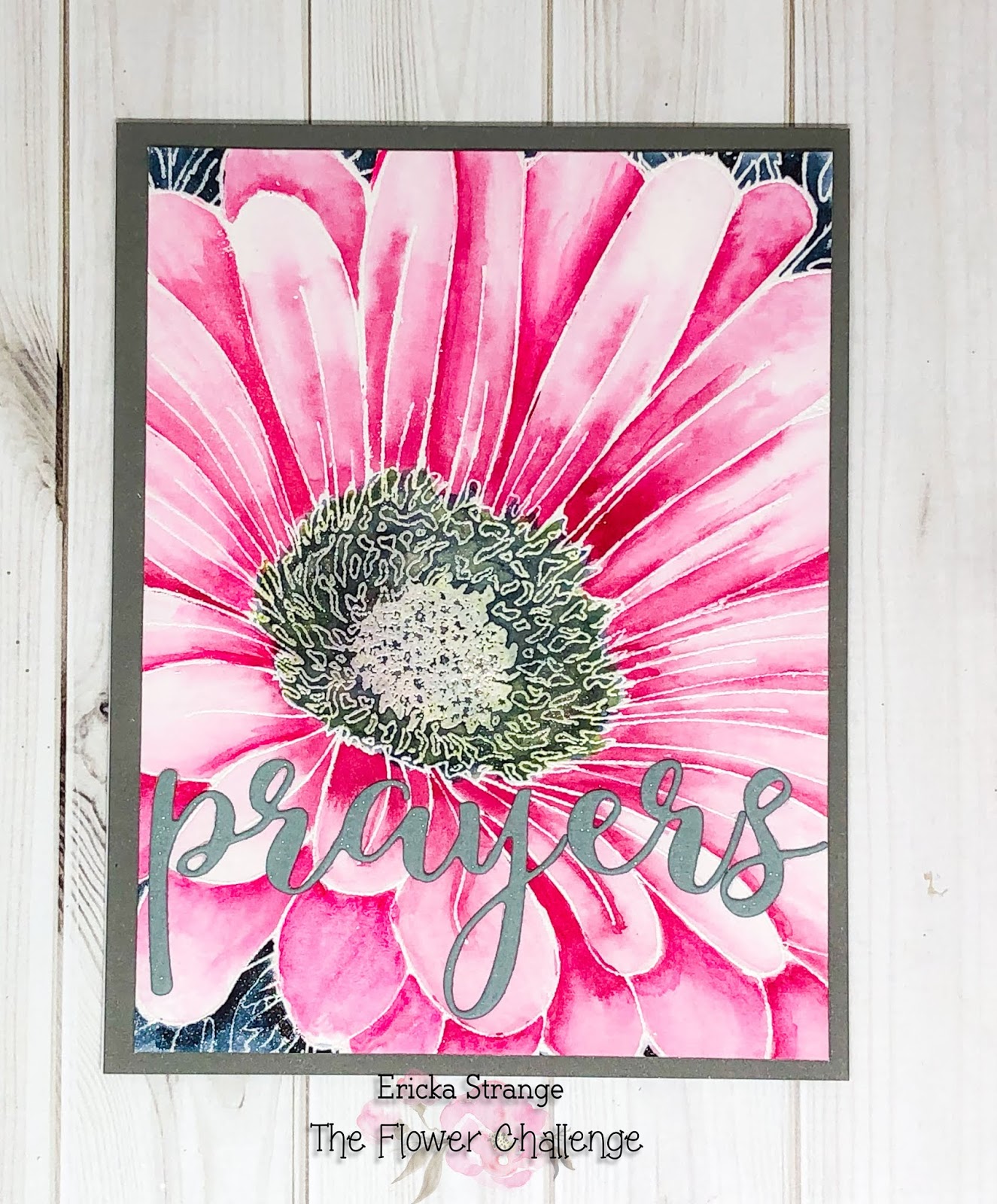 The Flower Challenge: The Flower Challenge #28 'Colour, Pink & Grey'