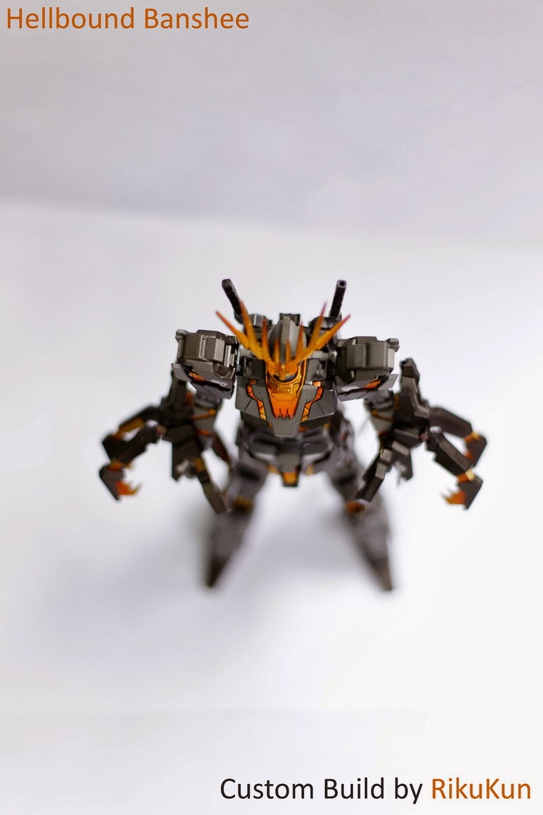 HGUC 1/144 Banshee Double VN "Hellbound Banshee" - Custom Build