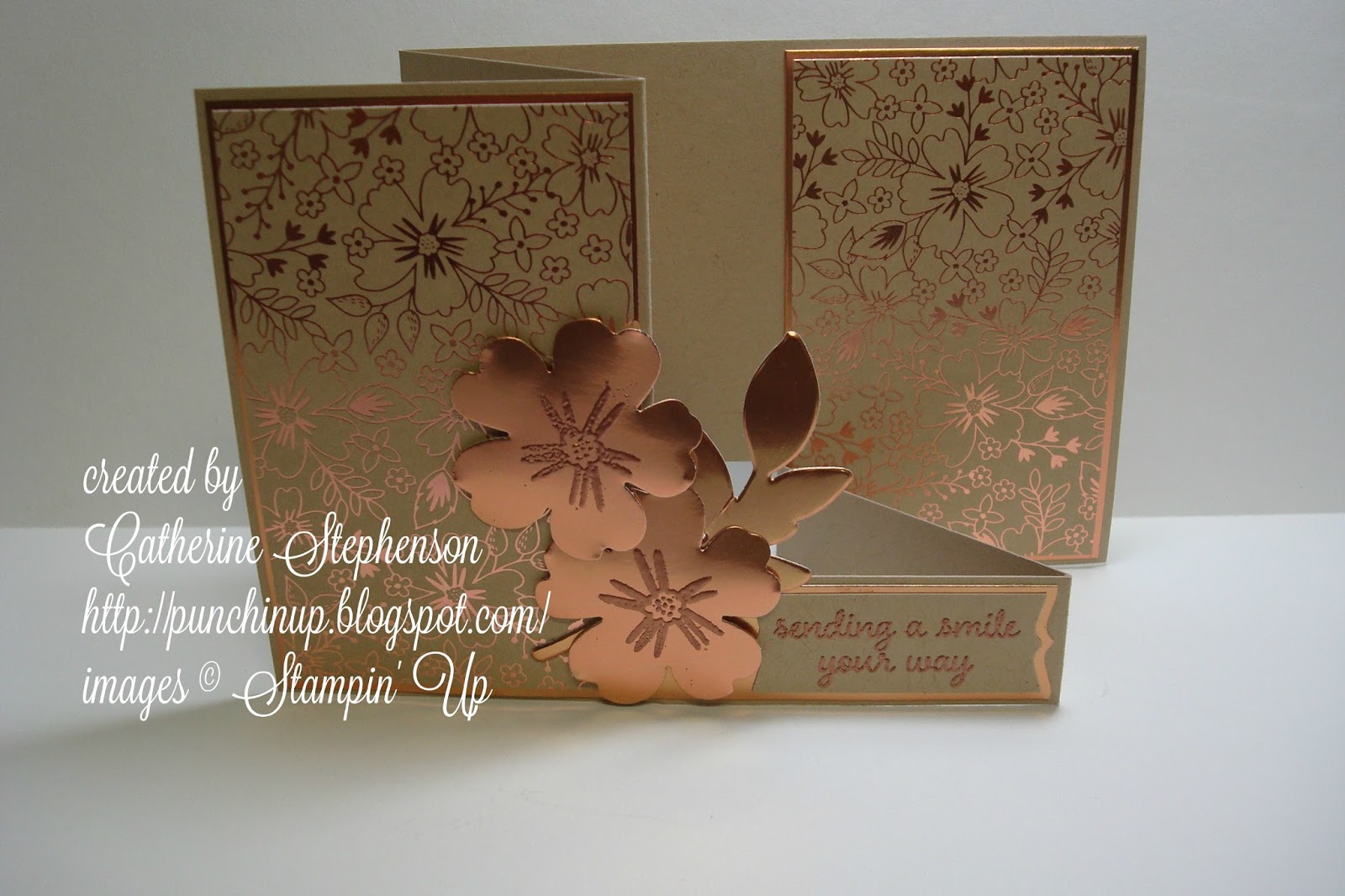 Punchin' Up! by Cathy: Copper Embossed Affectionately Yours