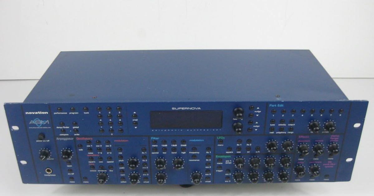MATRIXSYNTH: Novation SUPERNOVA Rack Ver 4.1 20 VOICE ASM Synthesizer ...