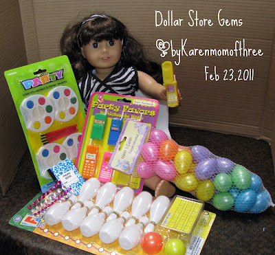 Karen Mom of Three's Craft Blog: Dollar Store Gems