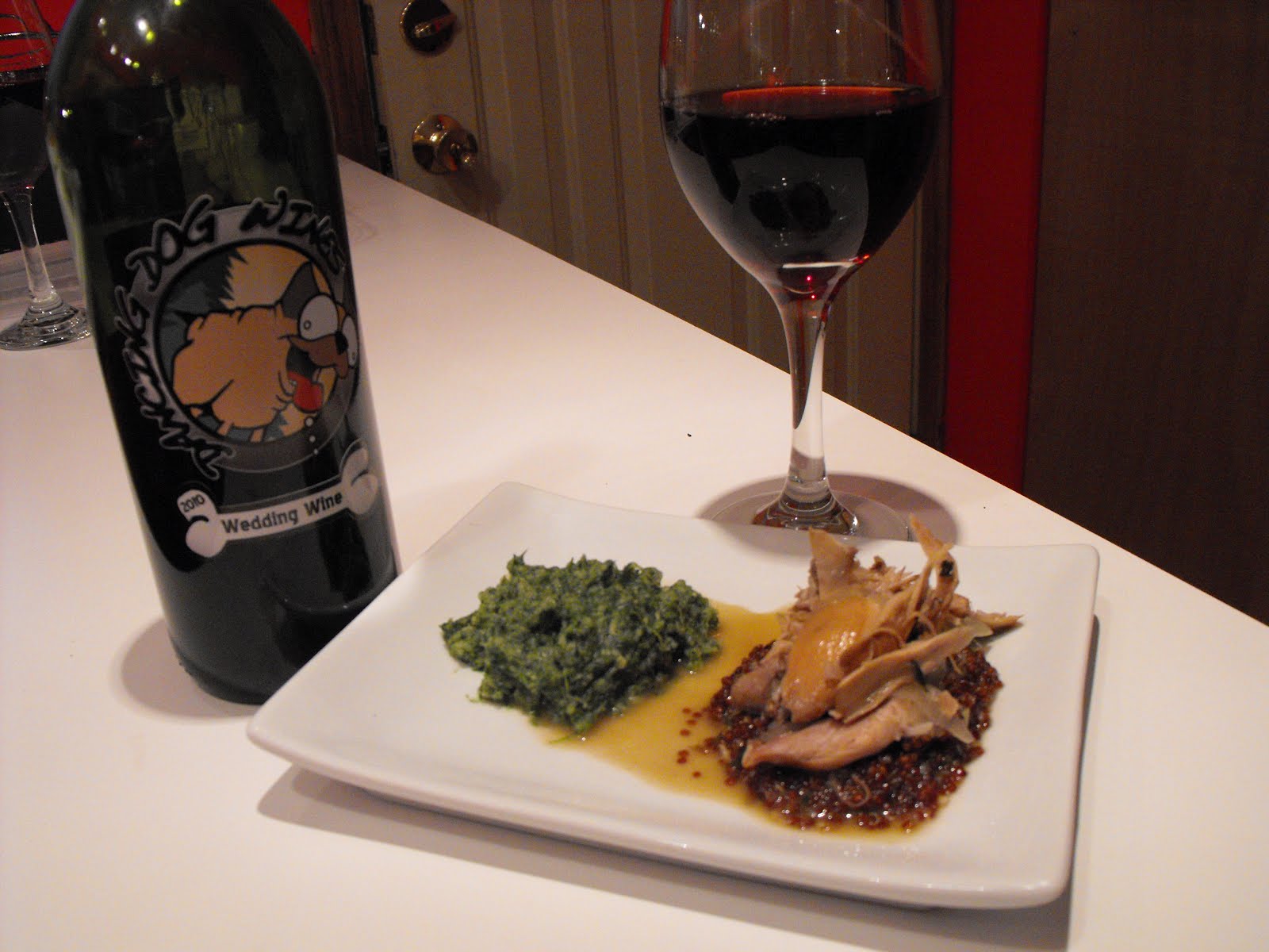 You Eat Like That Every Day?: Drunken Rabbit with Red Quinoa Risotto ...