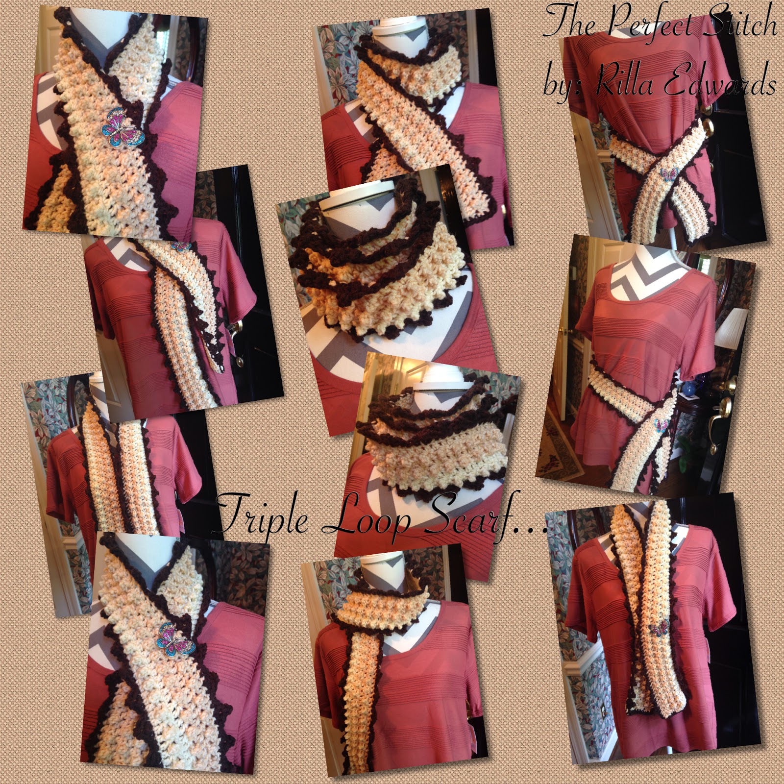 The Perfect Stitch...: Triple Loop Scarf