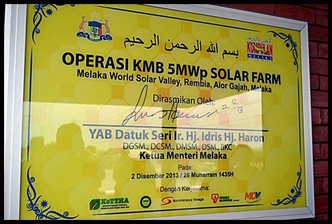Solar Farm Pertama di Malaysia milik Kumpulan Melaka Berhad - Erti ...