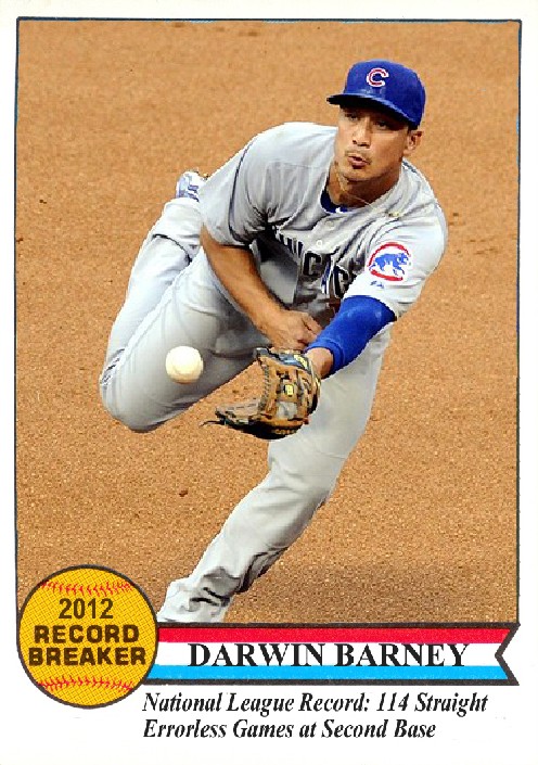 Wrigley Wax: Darwin Barney....National League Record Holder