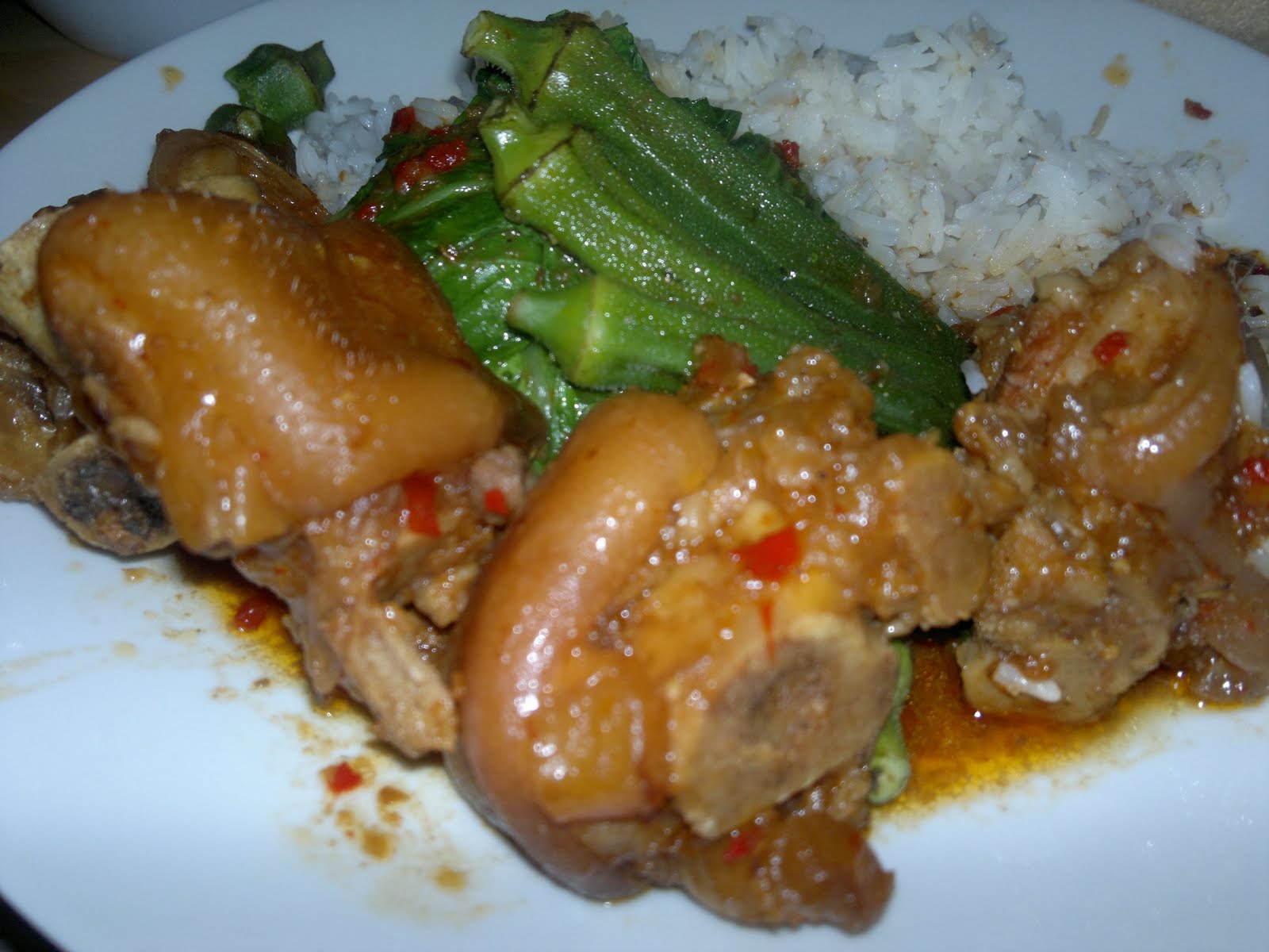 PEARLY WITH LOVE: Stew Pork Trotter or Rib with tamarind pulp juice and ...