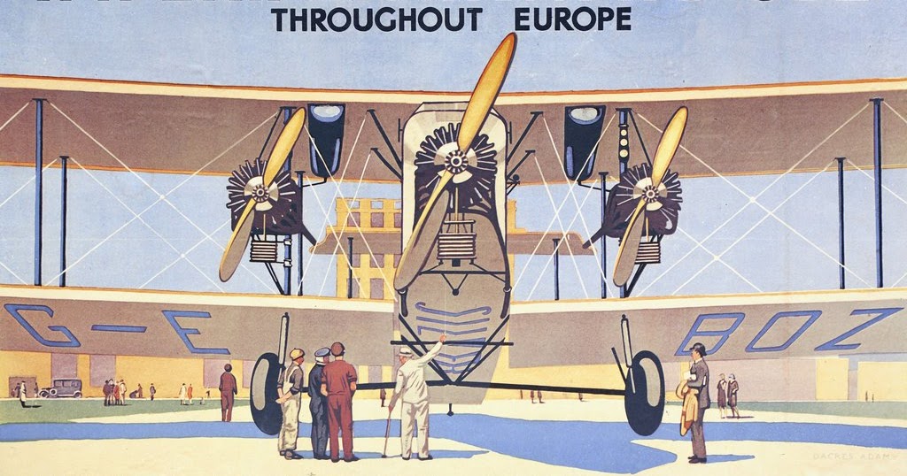 Just A Car Guy: Imperial Airlines great big dual wing airliners