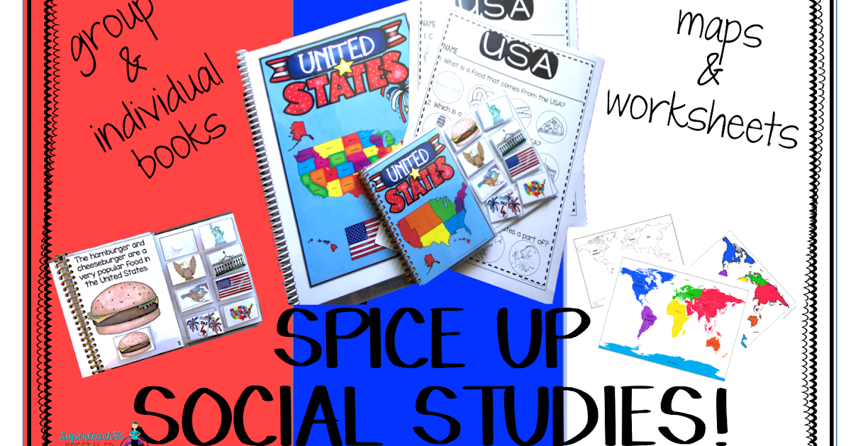 Spice Up Your Social Studies | Superteach's Special Ed Spot