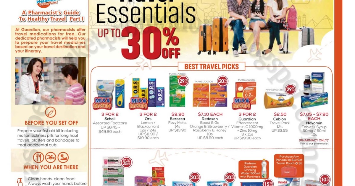 Guardian Travel Essentials Promotion 16 - 22 November 2017 ...