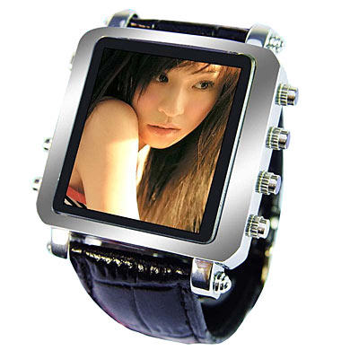 Fascinating Gadgets: Metallic Video Watch with OLED Screen
