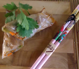 Skinny Loves Food: Skinny Duck Rice Paper Rolls