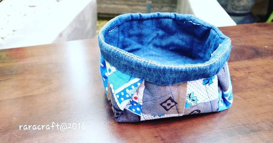 Raracraft: Recycle : Keranjang serbaguna dari kain bekas