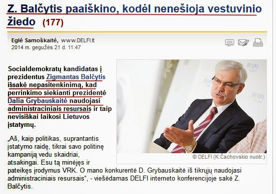 Lietuvos politikos kronika runkelio akimis: gegužės 2014