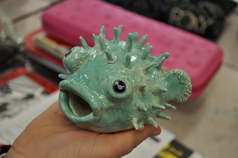 I teach art: Clay Fish