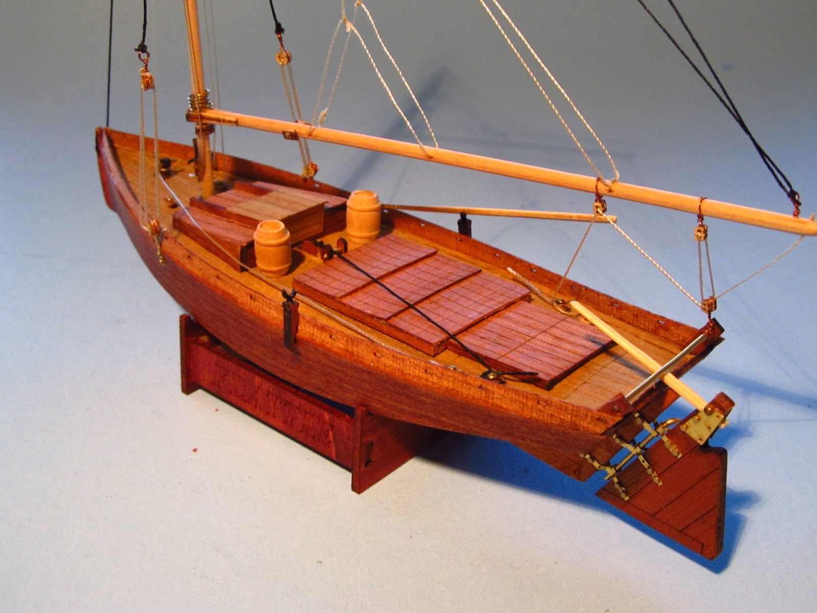 Capital Marine Modellers' Guild: Flattie sail boat model