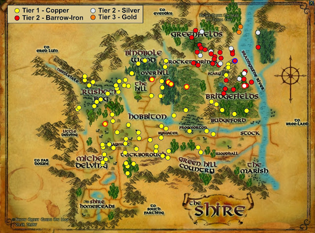 Wonderful Places in LOTRO's Middle Earth: Ore in Lotro, and where to ...