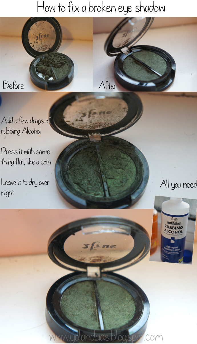 Yolanda G: ♥ How to fix a broken eye shadow