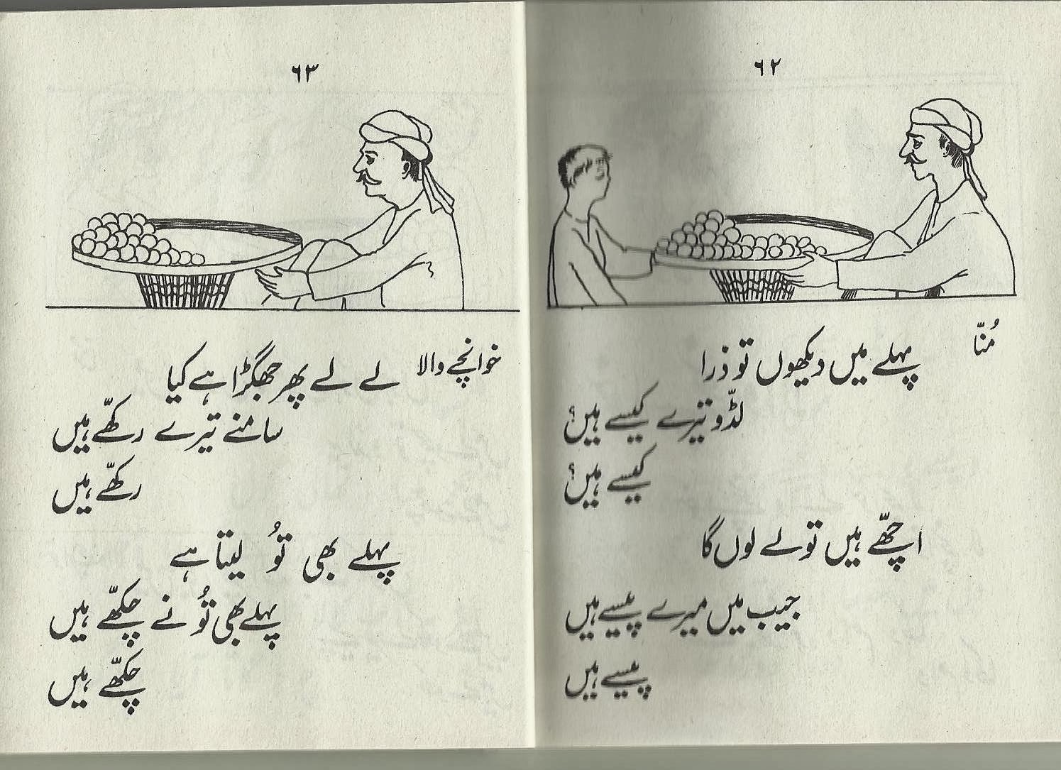 Sufi Ghulam Mustafa Tabassum - Jhoolnay (Urdu Poems for Children ...