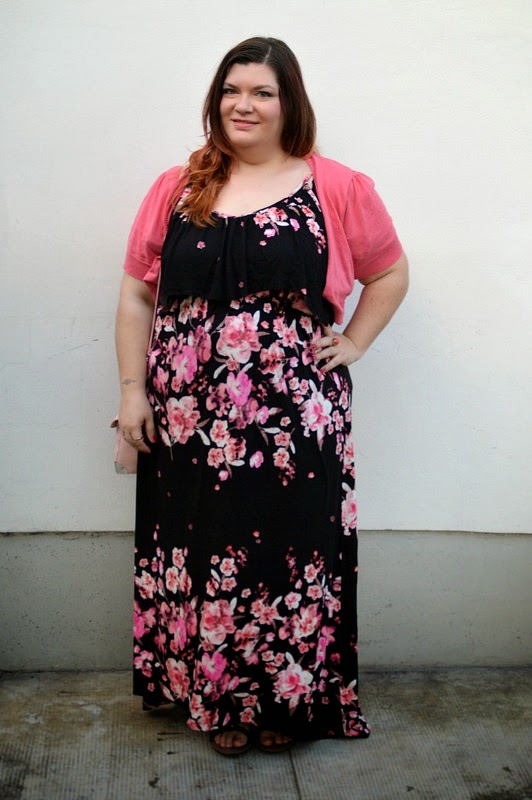 Outfit: rosa e floreale | Plus... Kawaii! - curvy e plus size fashion blog