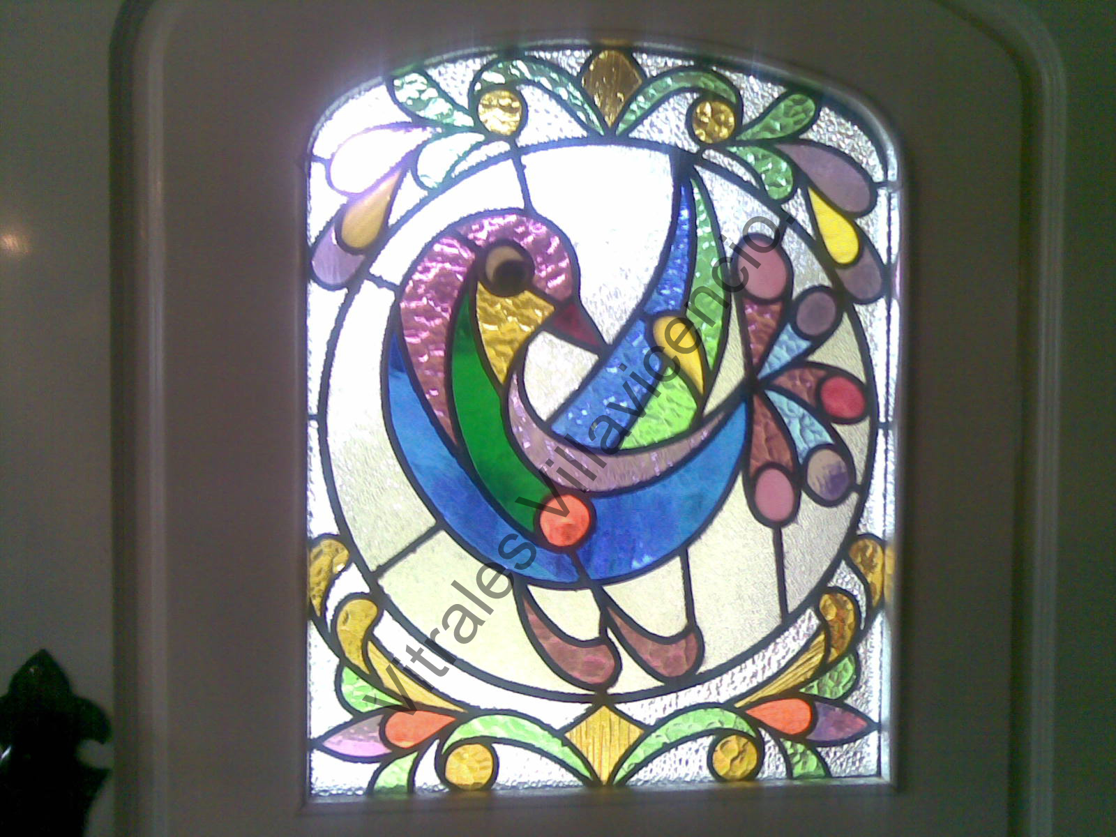 Vitrales Villavicencio: Vitral para puerta.