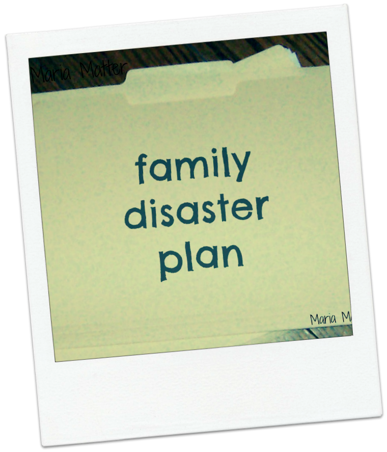 Five Simple Things: Safety Education series - Family Disaster plan part 4