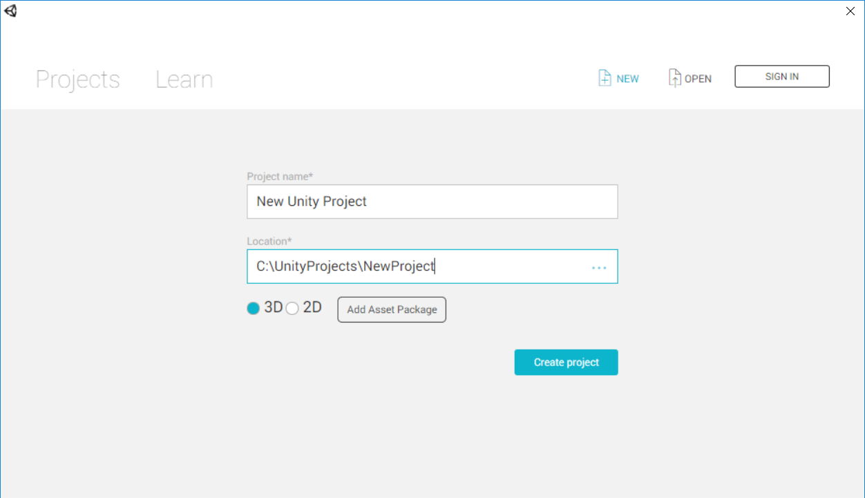 Cara Membuat Project Pertama Kali di Unity Editor | Panduan Unity ... Cara Membuat Project Pertama Kali di Unity Editor | Panduan Unity ...