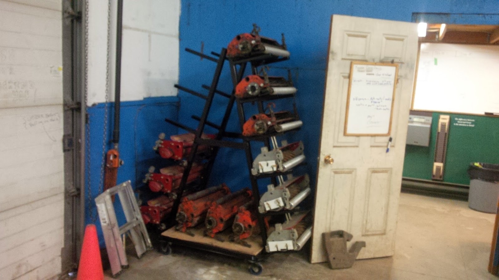 Bobs Shop: Reel rack build