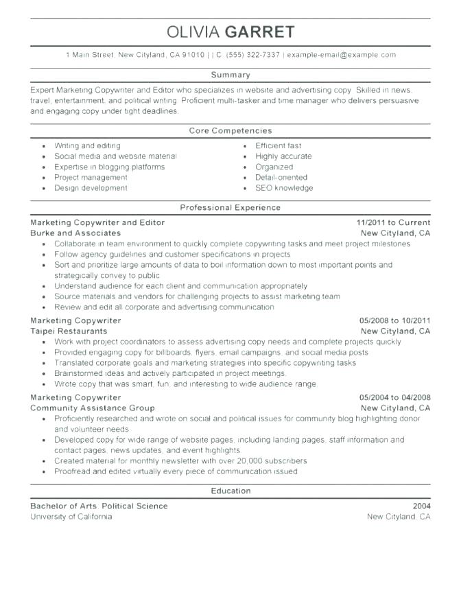 Examples Of Great Resume Templates - Resume Templates