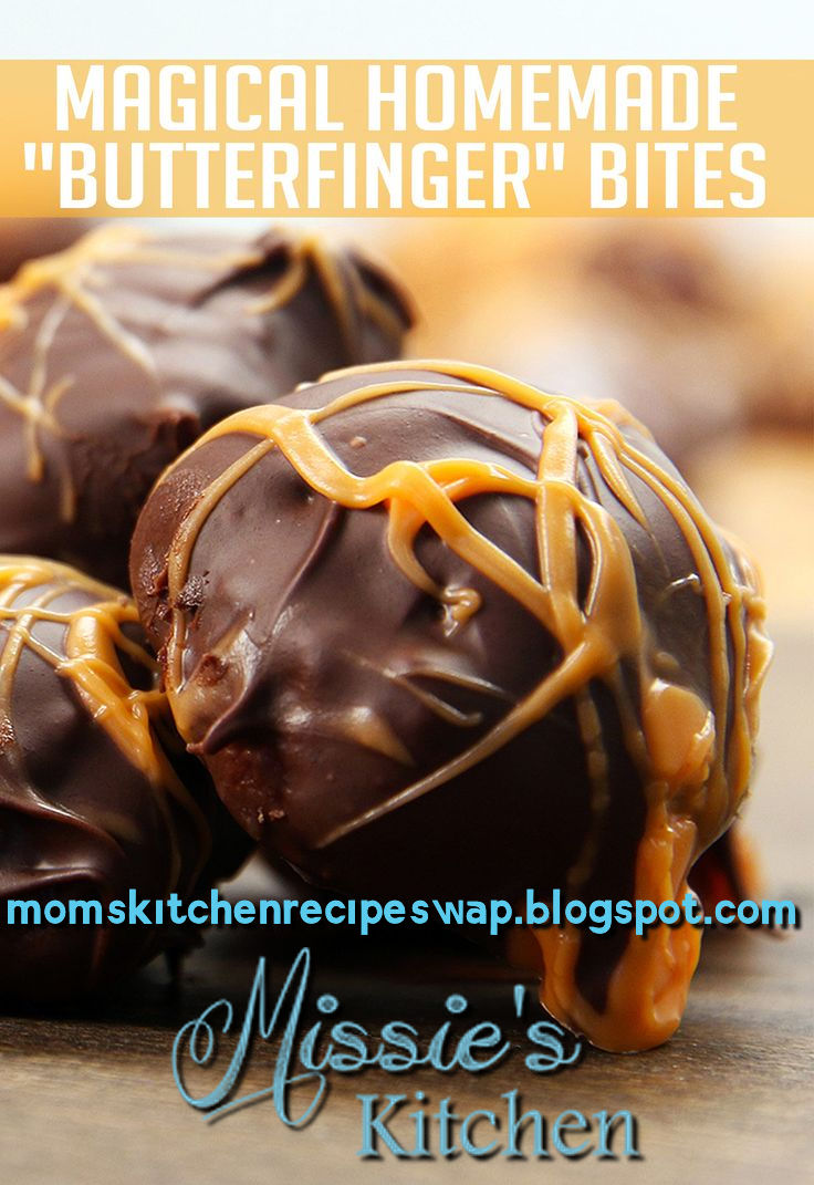 Homemade Butterfinger Bites ~ Missie's Kitchen