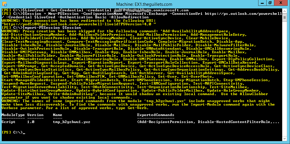 Tips For Connecting To Office 365 Using Powershell In Hybrid Environments The Expta {blog}