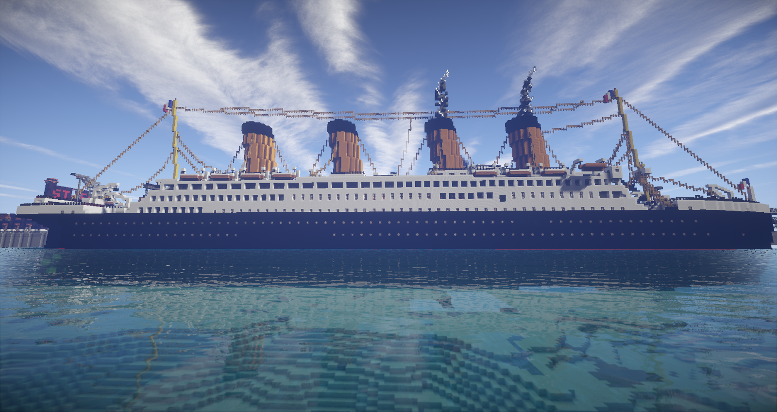 RMS Titanic : r/Minecraft