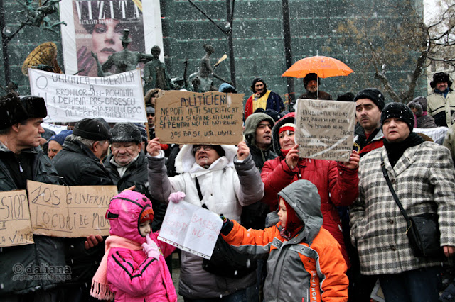 Photographis: Protest - Bucuresti - ziua a 10-a