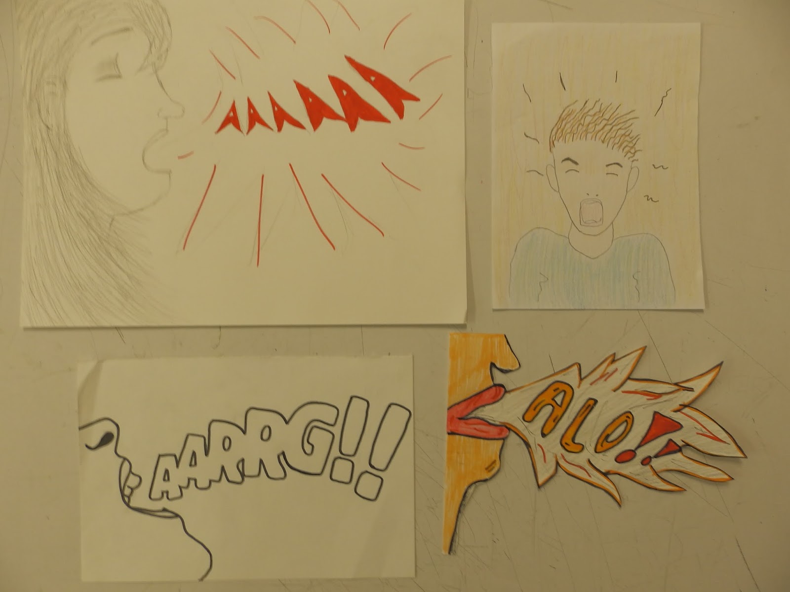 LES ARTS PLASTIQUES au lycée Comte de Foix: C'est mon travail qui crie ...