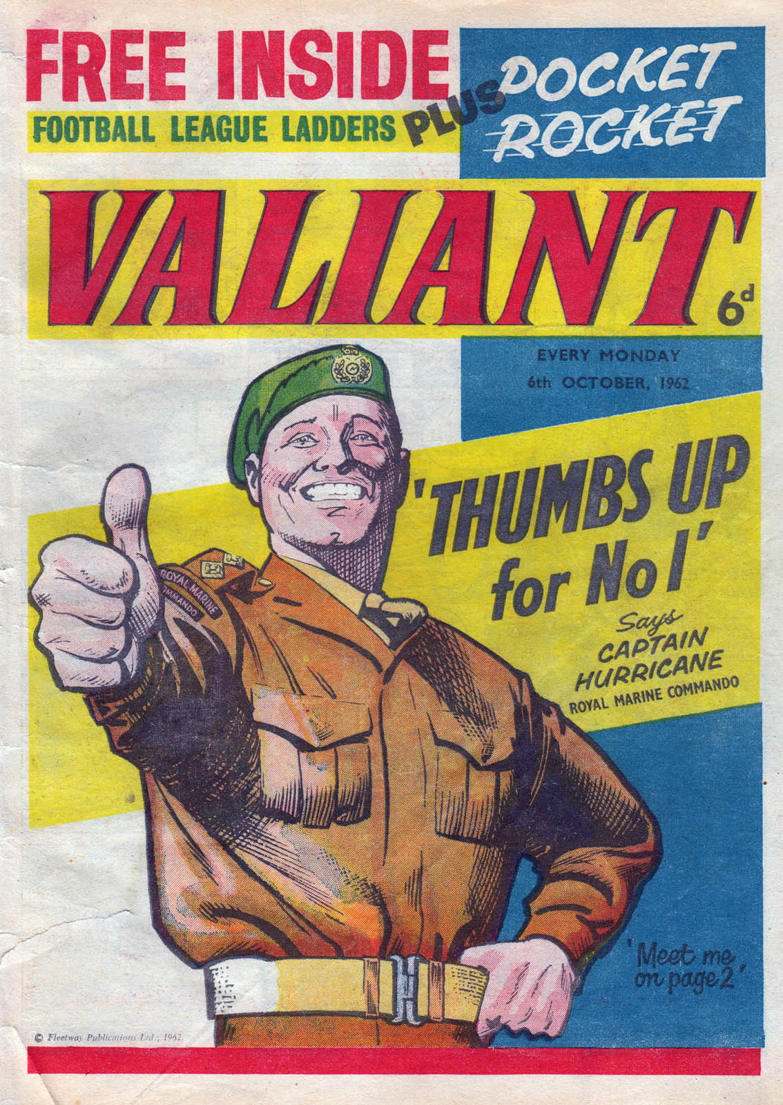 BLIMEY! The Blog of British Comics: A look back at VALIANT No.1 (1962)