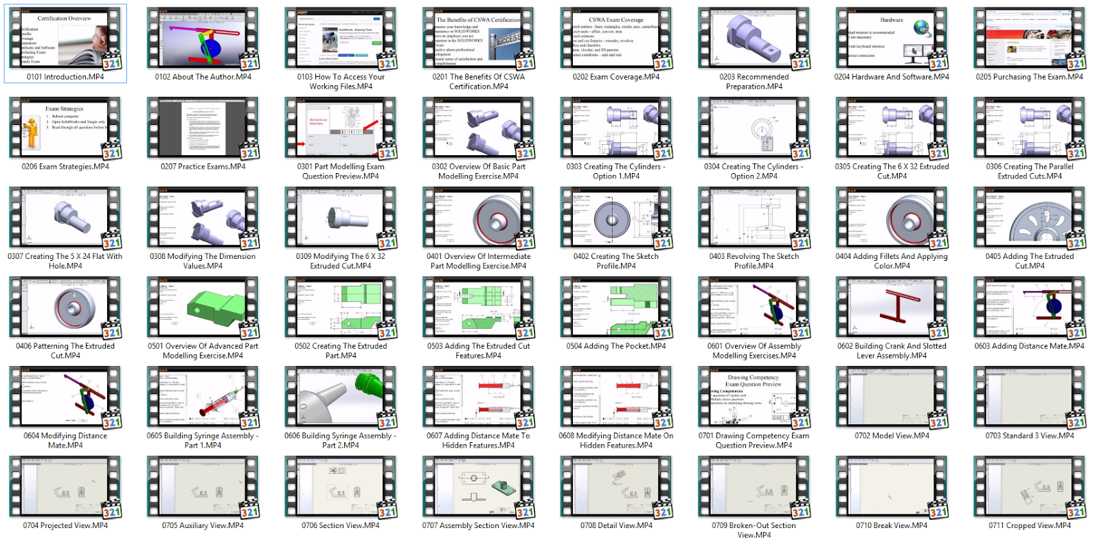 Certified SolidWorks Associate (CSWA) Exam Training - DVD luyện thi ...