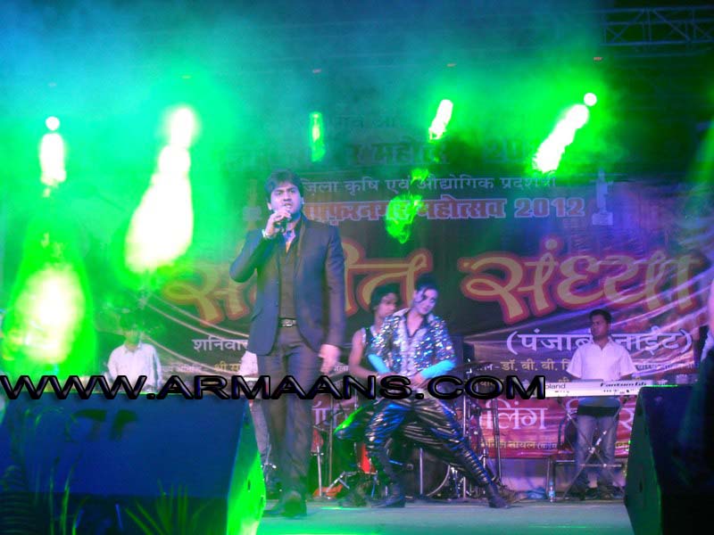 event management company: Singer Harshit saxena with armaans in ...