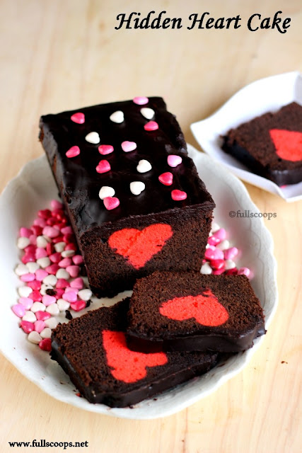 Surprise Inside Heart Cake | Hidden Heart Cake ~ Full Scoops - A food ...