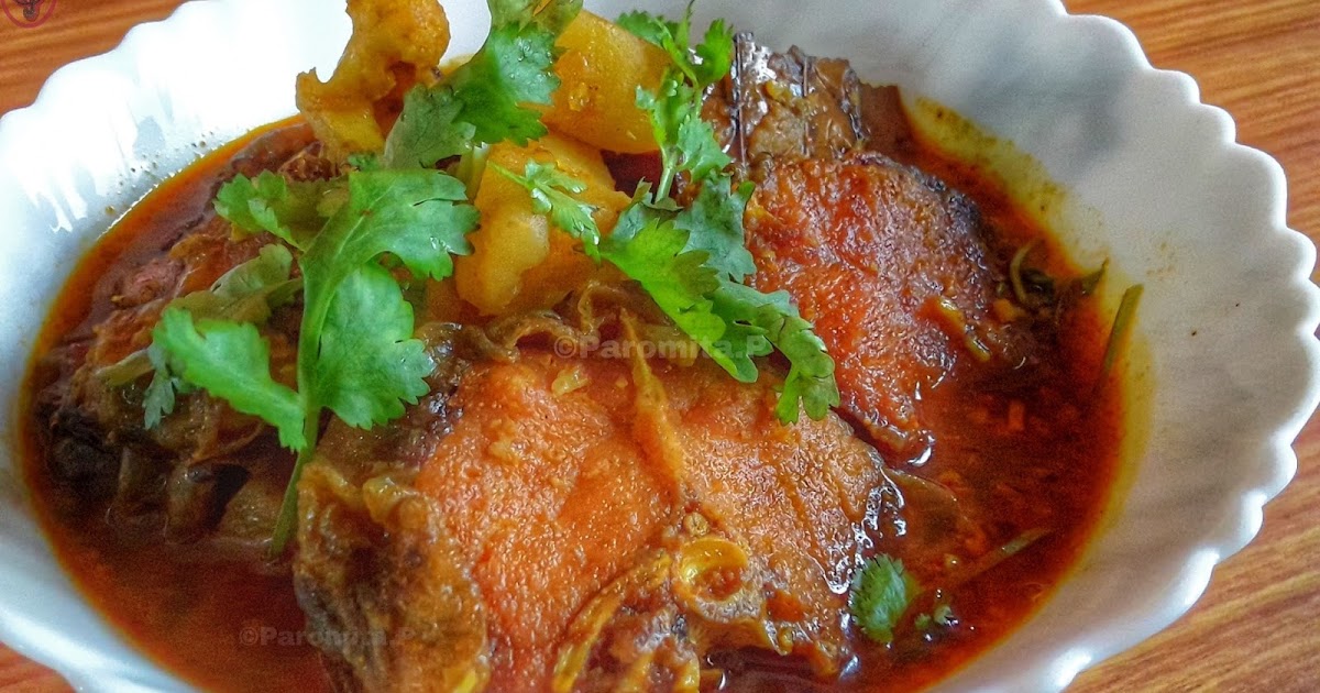 Rui Fish with Cauliflower - Paromita's Passions