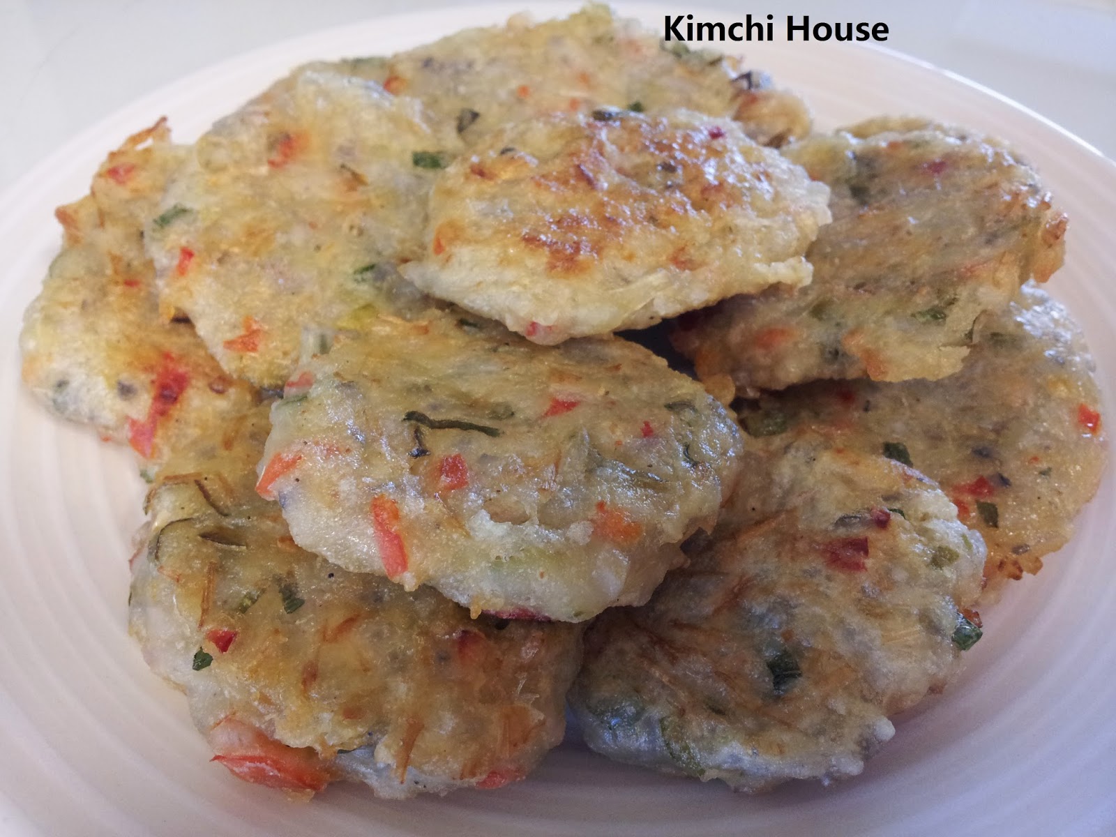 Kimchi House: "Yongeun Jeon"/Lotus Roots Pancake /莲藕煎饼 /연근전