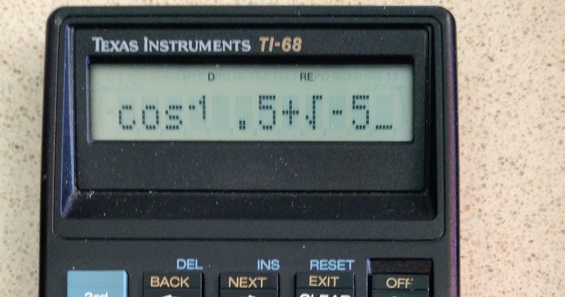 Eddie's Math and Calculator Blog: Retro Review: Texas Instruments TI-68