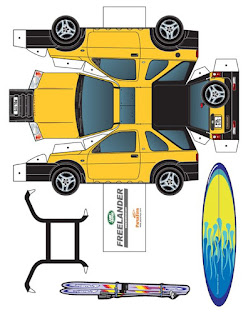 SP. Papel Modelismo: PaperCraft - Land Rover Freelander