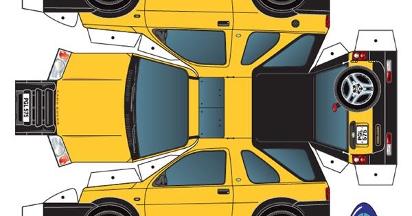 SP. Papel Modelismo: PaperCraft - Land Rover Freelander