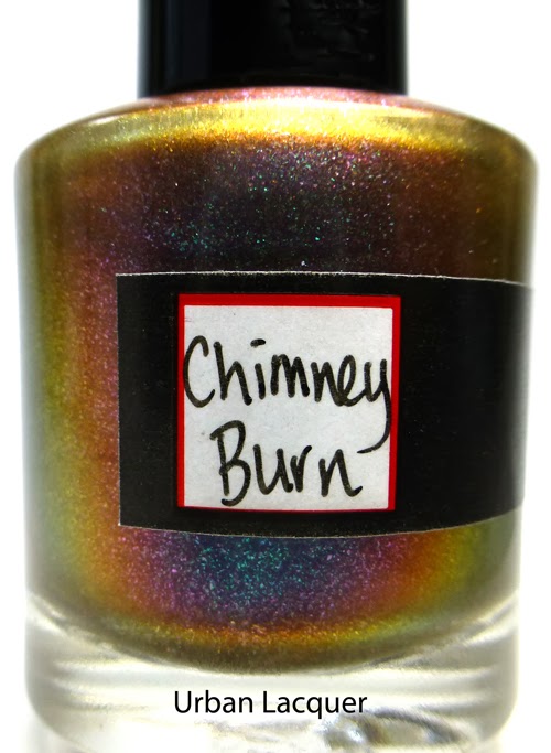 becacine: Urban Lacquer Chimney Burn with Lit Up Like The Tree