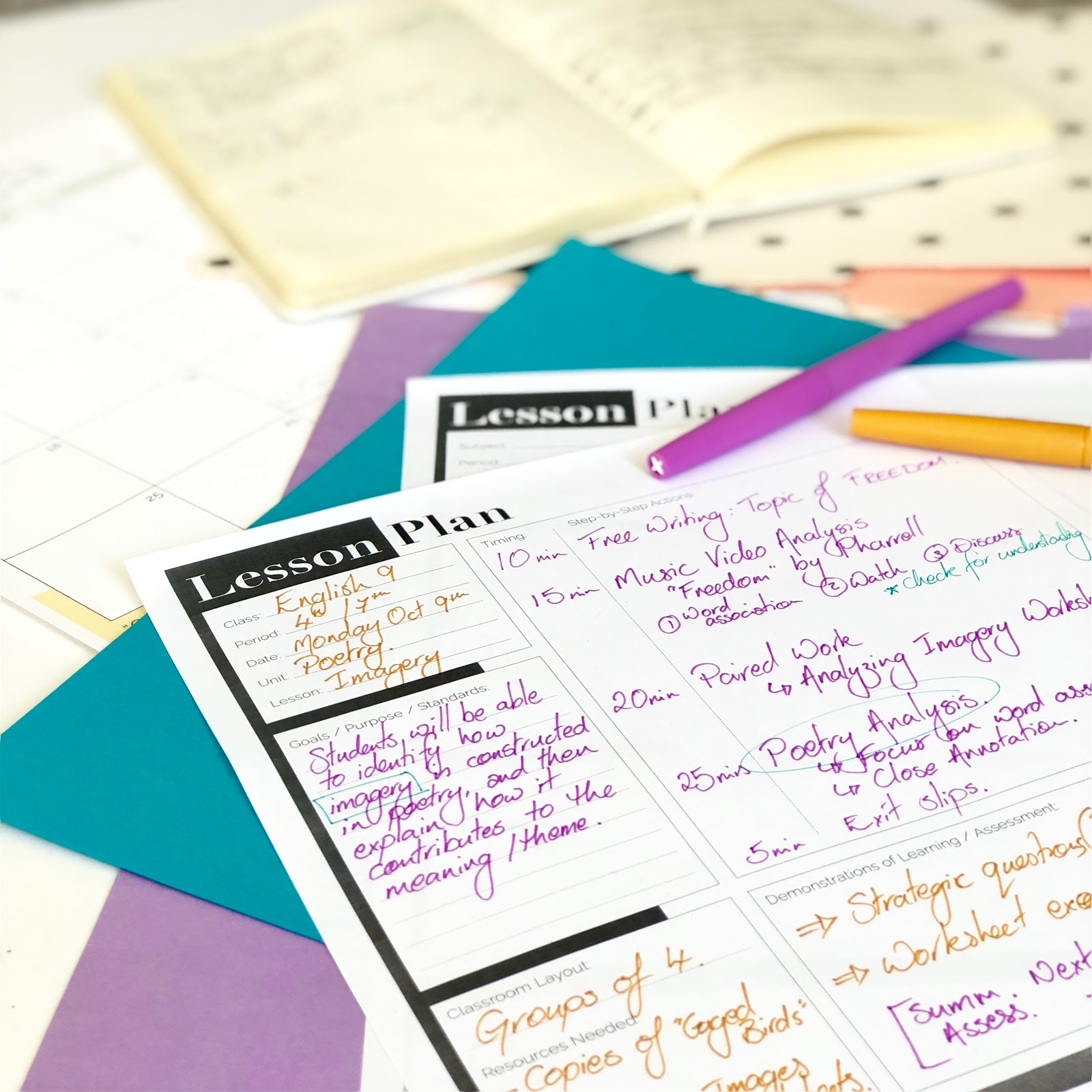 Simple Steps for Effective Lesson Planning - The Secondary English ...