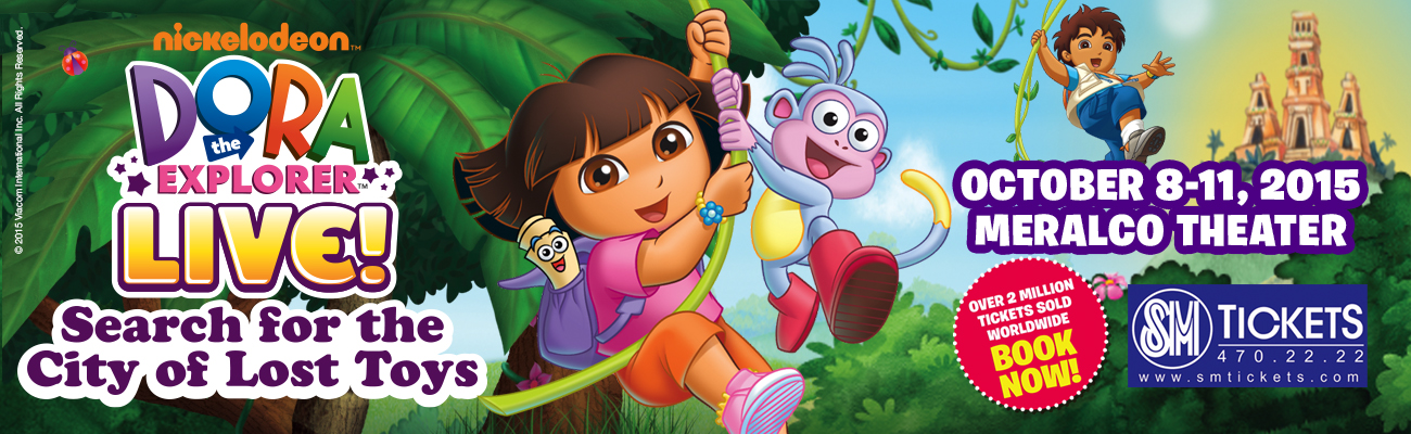 NickALive!: "Dora The Explorer Live! Search For The City Of Lost Toys ...