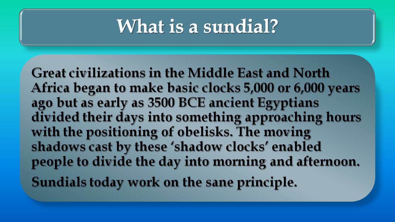 Grade 10: Unit Five: Time