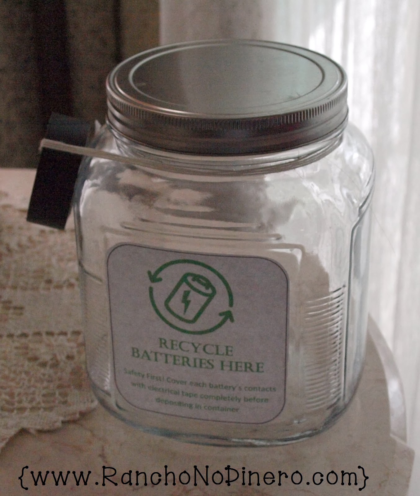 Tiny House Homestead: DIY Safe Battery Recycle Container